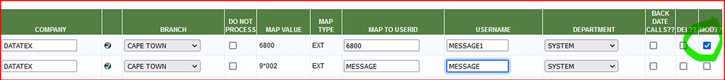 TES Mapping Page update - Telephone Management ( TNG and TES ...